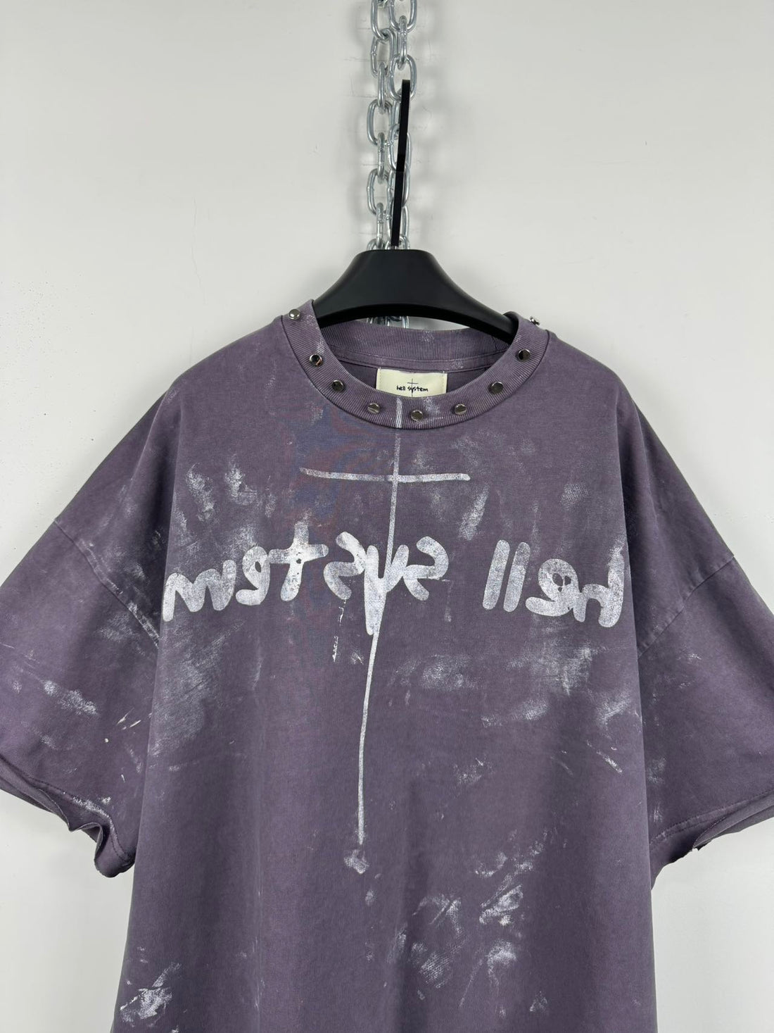 Washed Damaged Print T-Shirt – ULTIMUS