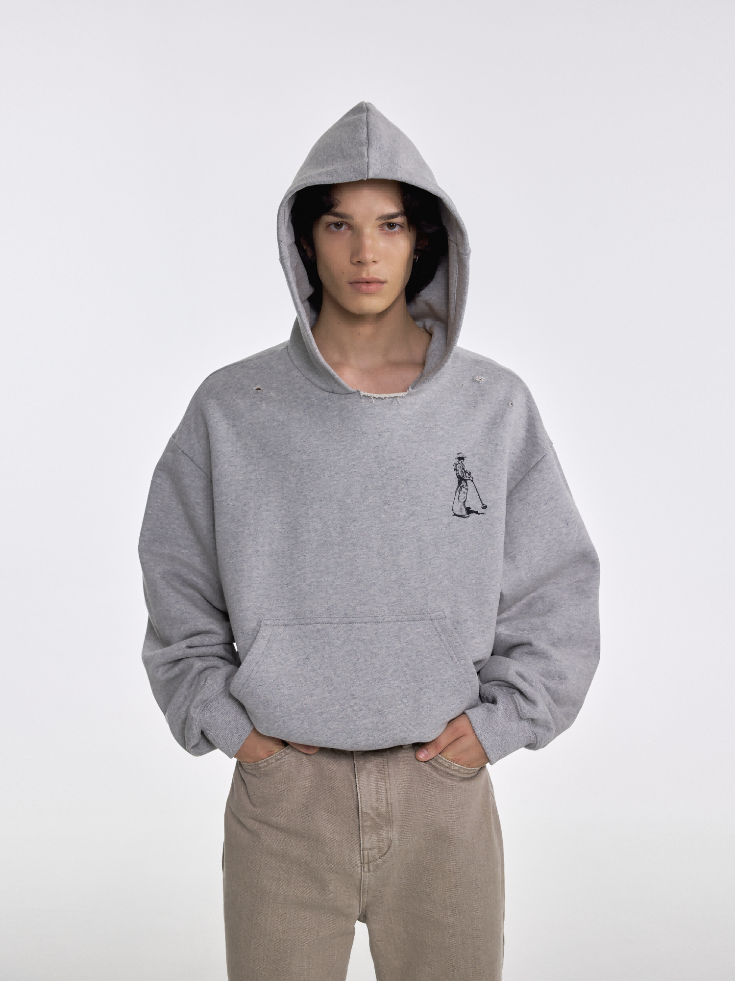 Wash Destroy Boxy Parka – ULTIMUS