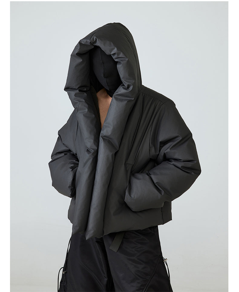 Buttonless Hooded Down Jacket – ULTIMUS