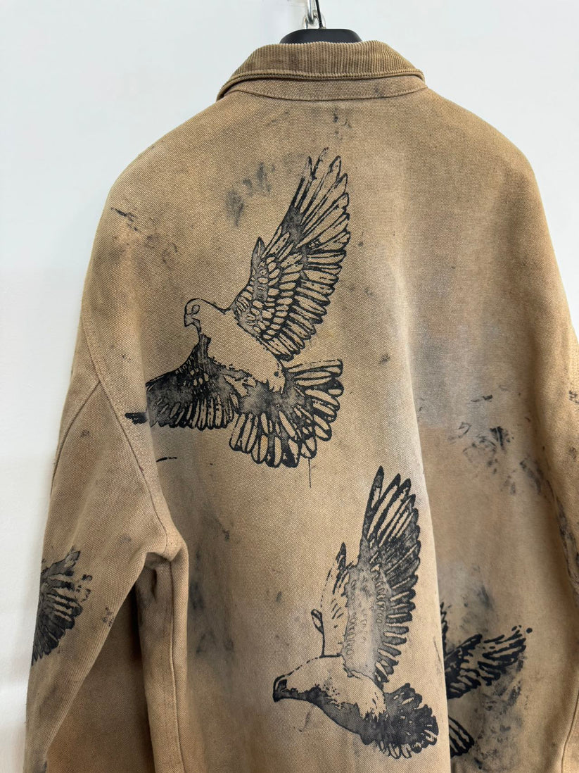Washed Dove Print Jacket – ULTIMUS