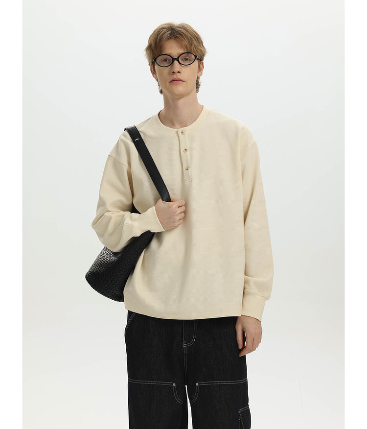 Henry Collar Basic T-Shirt – ULTIMUS