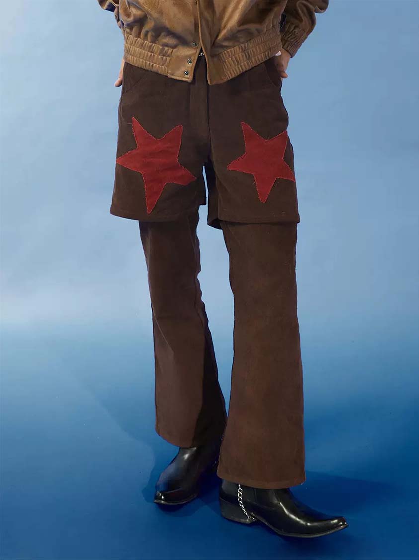 Corduroy Millennium Style Flared Pants – ULTIMUS