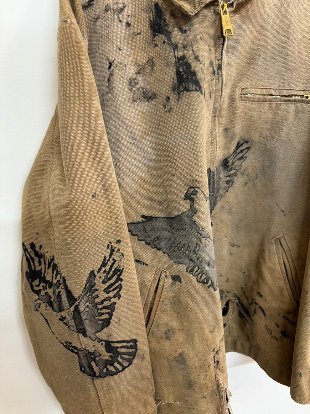 Washed Dove Print Jacket – ULTIMUS
