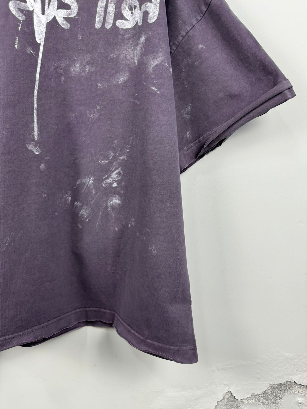 Washed Damaged Print T-Shirt – ULTIMUS